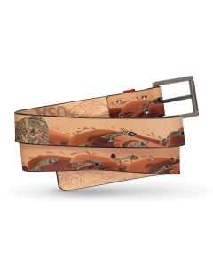 Jon Wye | Graphic Leather Belts